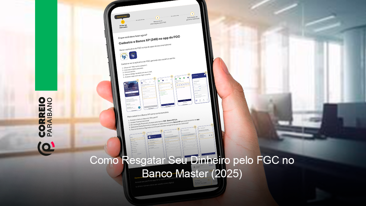 Como Resgatar Seu Dinheiro pelo FGC no Banco Master (2025) - Correio ...